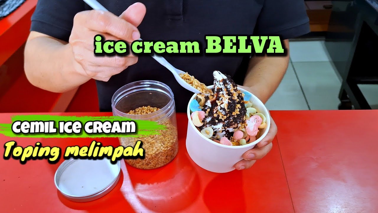 ES KRIM MULAI 5000 AN BEBAS PILIH TOPING || ICE CREAM CEMIL - YouTube