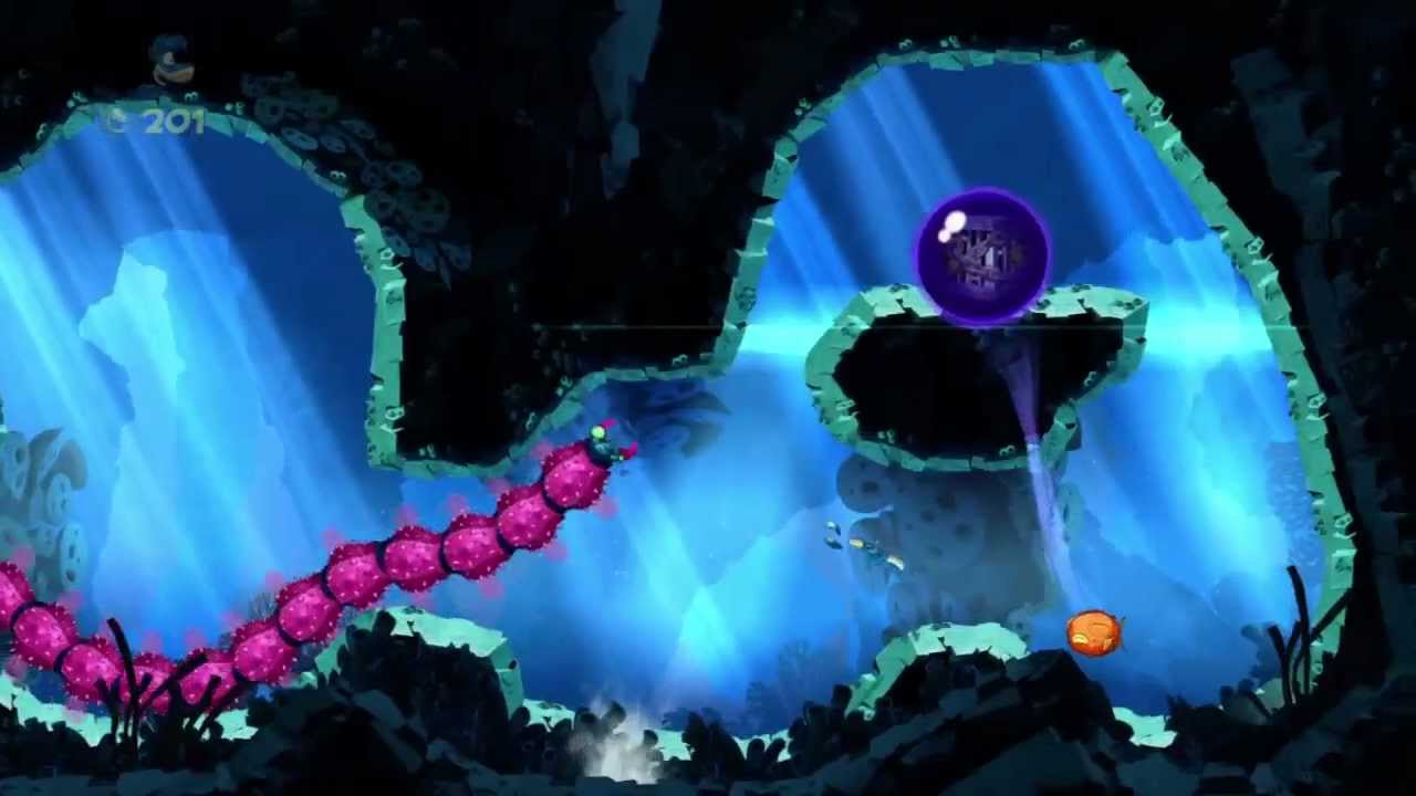 Let's Play Rayman Origins | Part 13 (HD) - Underwater Spikes! - YouTube
