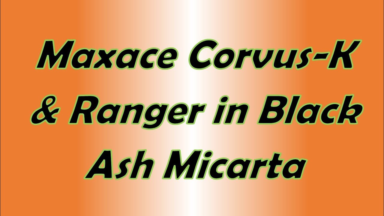 Brand New Budget Knives - The Maxace Corvus-K & Maxace Ranger in Black ...