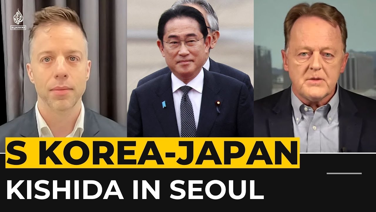 Japan’s Kishida visits S Korea to boost ties amid N Korea threat - YouTube