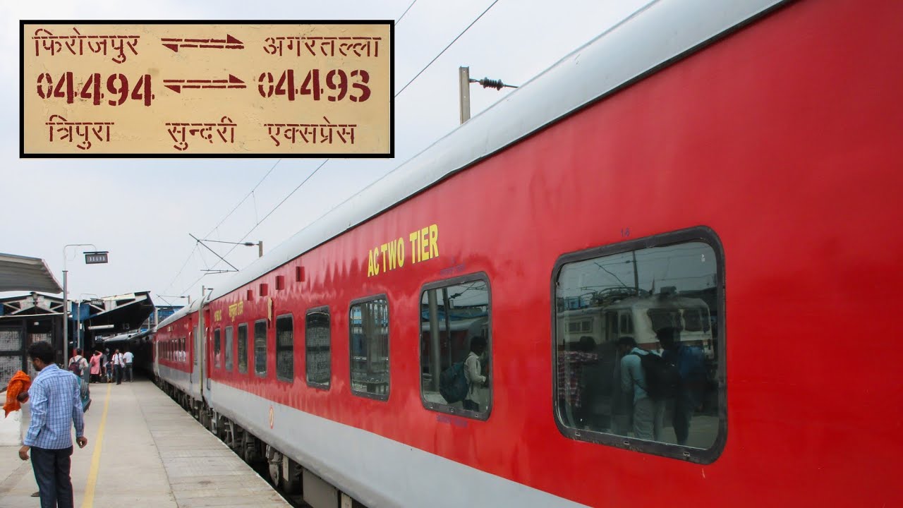 Tripura Sundari Express Arriving at New Delhi | Featuring Sachkhand ...