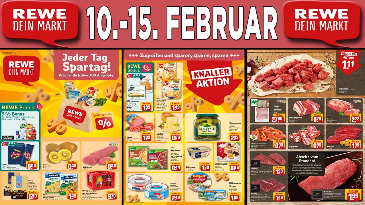 REWE Werbung Prospekt | Prospekte Angebote DE | Gültig von 10.02.2025 ...