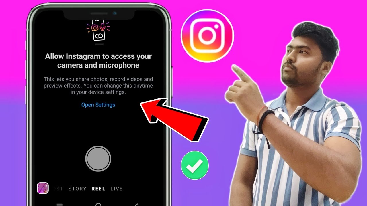 Allow Instagram to Access Your Camera And Microphone || Instagram ...
