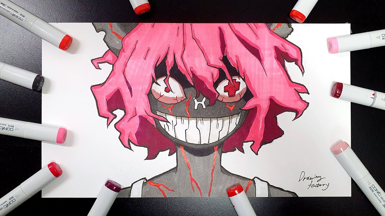 Drawing Gleipnir with copic marker (グレイプニル) 글레이프니르 코픽마카 손그림 그리기 - YouTube