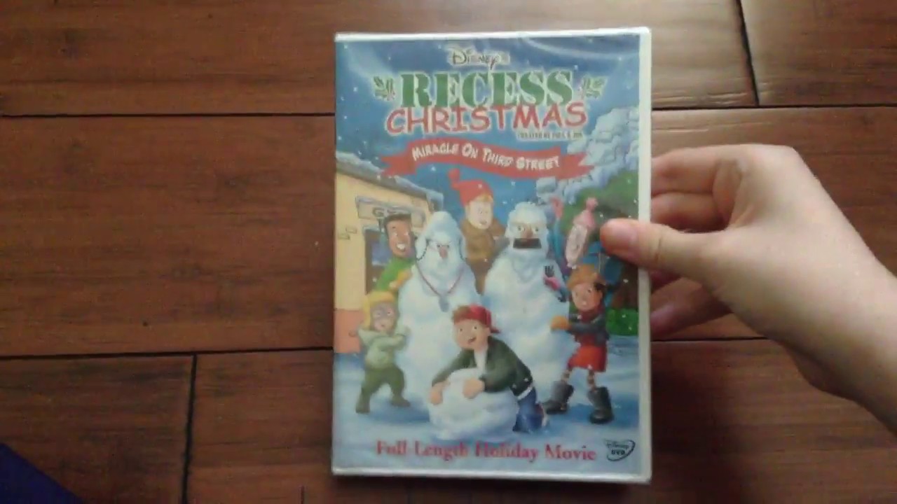Recess Christmas Miracle On Third Street DVD Unboxing - YouTube