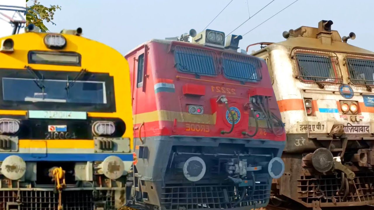 Incredible Single Line Trains in Northern India - YouTube