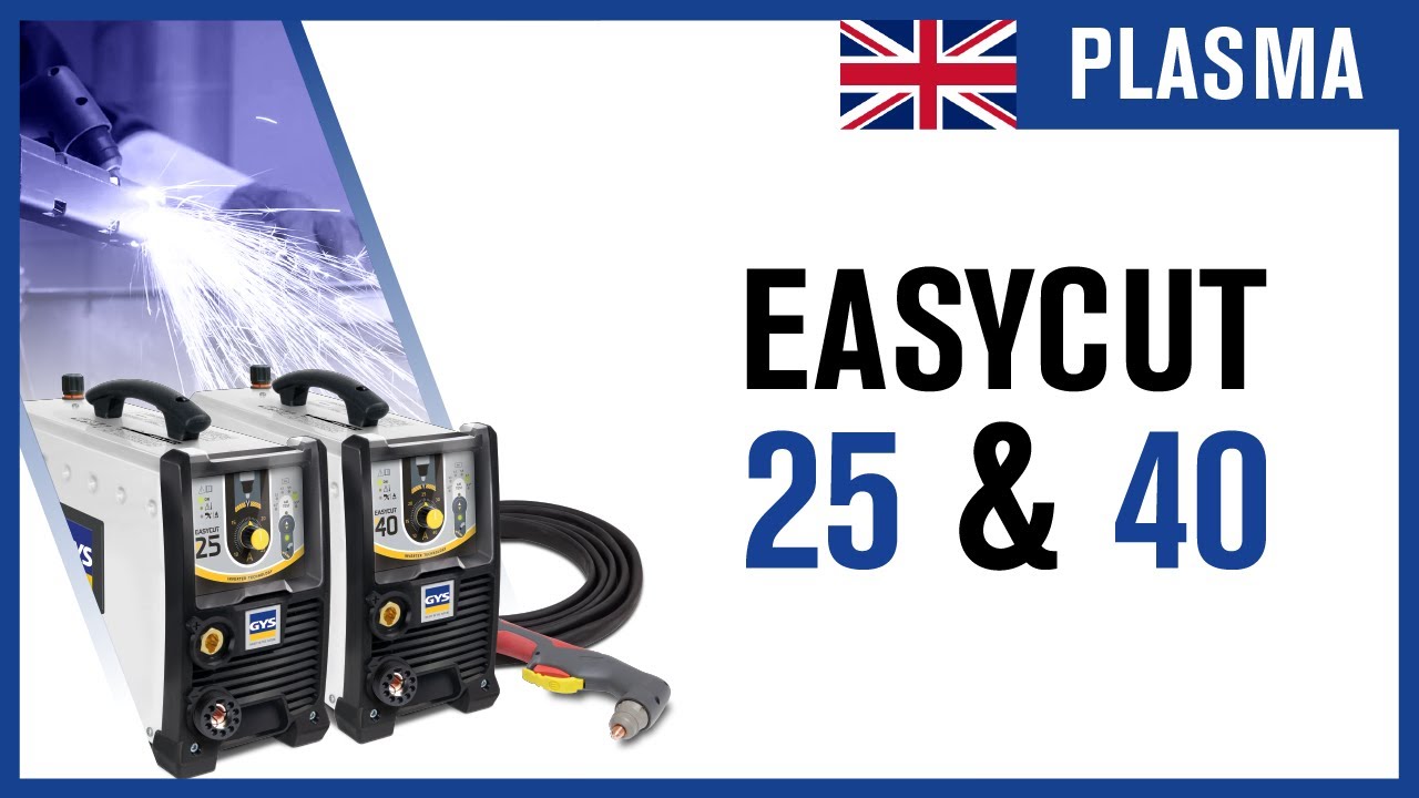 [EN] The most compact GYS plasma cutters : Easycut 25 & 40 - YouTube