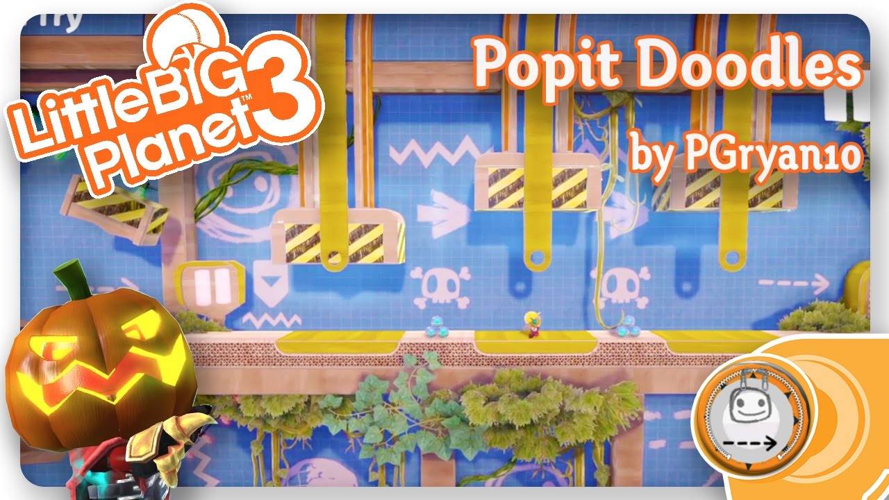 POPIT DOODLES | LITTLEBIGPLANET 3 Community Level - YouTube