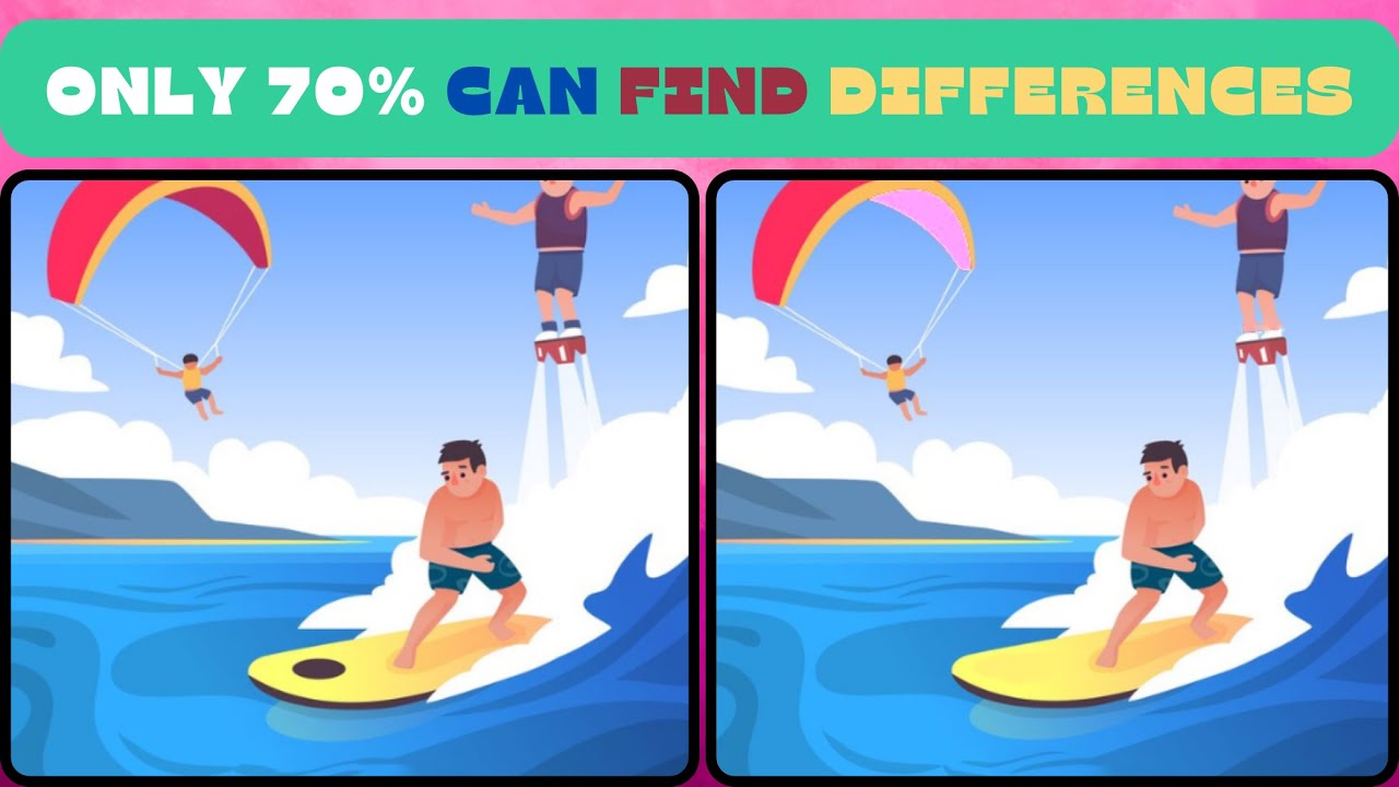 FIND ALL DIFFERENCES IN IMAGE CHALLENGE | PUZZLE MIND MAPPER - YouTube
