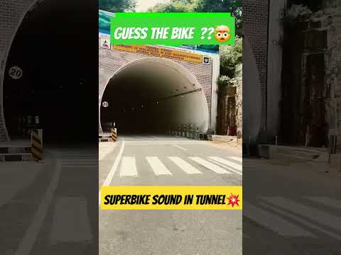 Guess superbike name| Sound in Tunnel #shortsfeed #shortsvideo #ytshorts #bikeride #superbike #ride