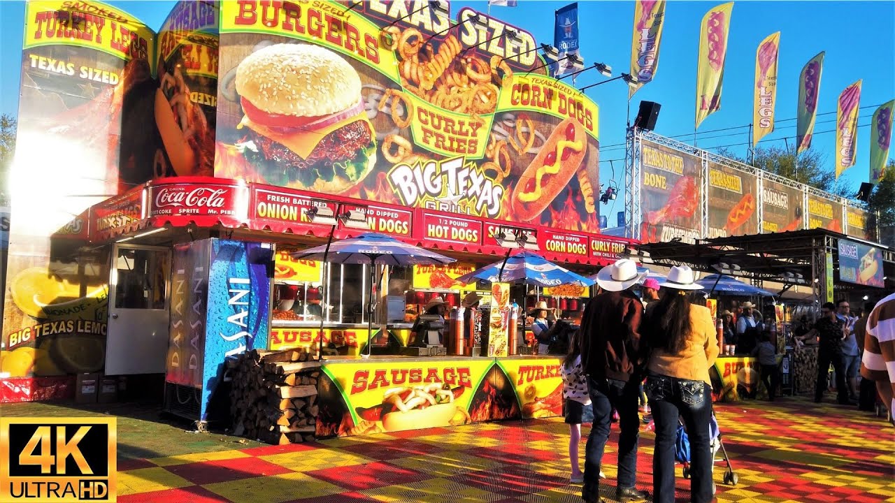 Houston Livestock Show & Rodeo Walk - 4K - YouTube