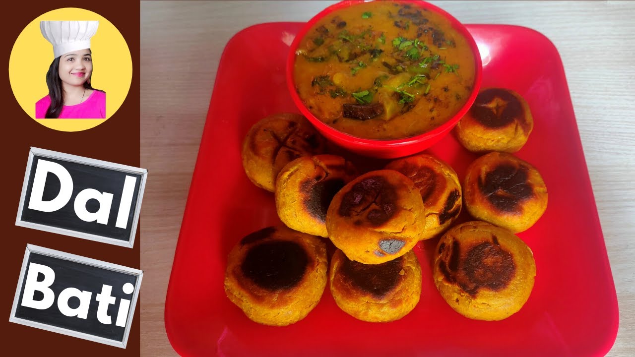Rajasthani Dal Bati Recipe in Cooker | How to Make Dal Bati Recipe ...