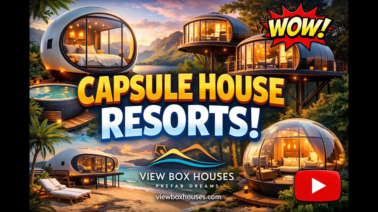 Inside a Capsule House Resort - YouTube