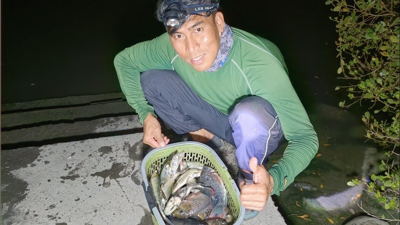Night Fishing net - YouTube