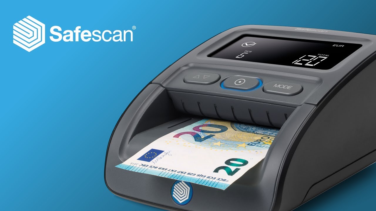 Safescan 155-S - Automatic Counterfeit Detector - YouTube