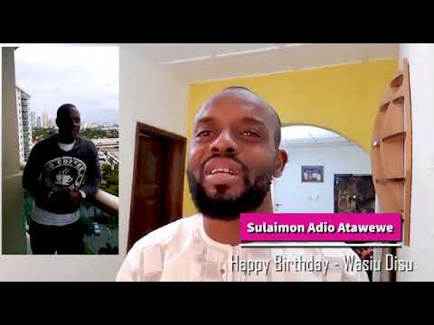 Sulaimon Adio Atawewe - Wasiu Disu - YouTube