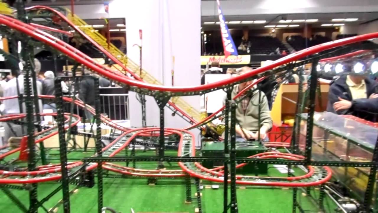Meccano Wild Mouse Roller Coaster - YouTube