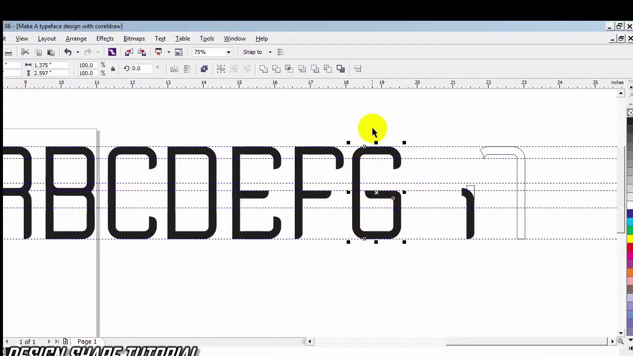 Cara desain font dengan coreldraw,Mudah....!!!! - YouTube