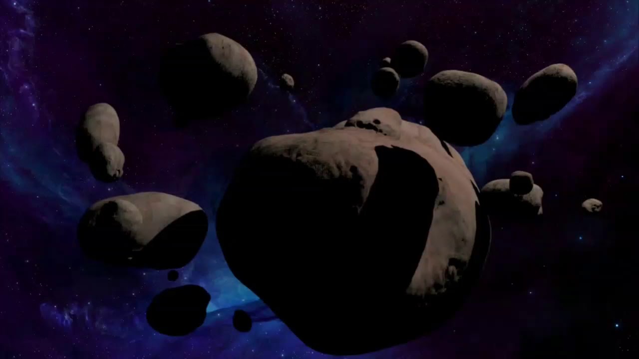 Asteroid animation video - YouTube