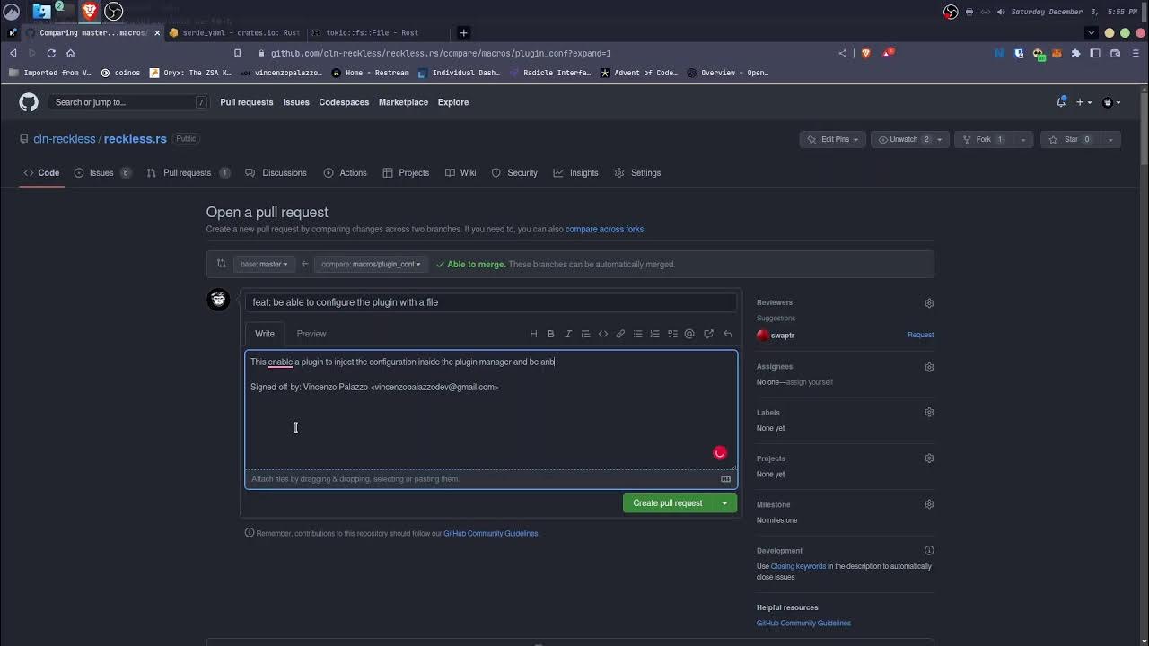 Write a clever plugin manager written in rust for core lightning - YouTube
