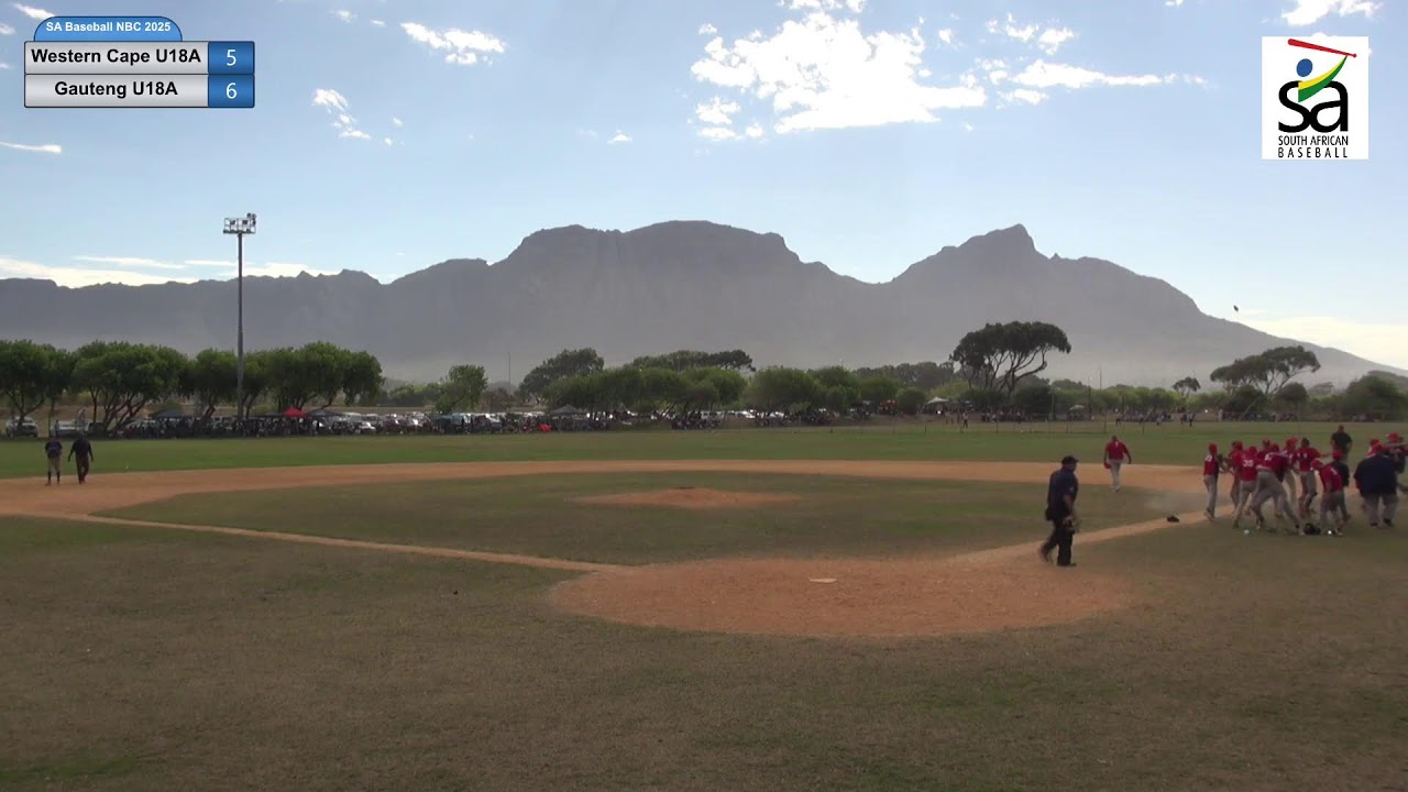 SA Baseball NBC 2025 Western Cape U18A vs Gauteng U18A - YouTube