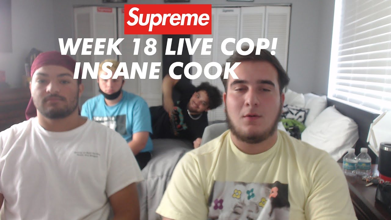 SUPREME WEEK 18 LIVE COP (INSANE COOK 5 MOTION LOGOS) - YouTube