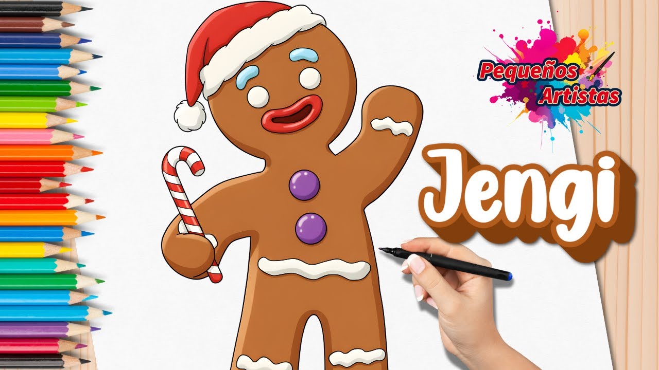 Como Dibujar a Jengibre de SHREK en Navidad | How to Draw Gingy - YouTube