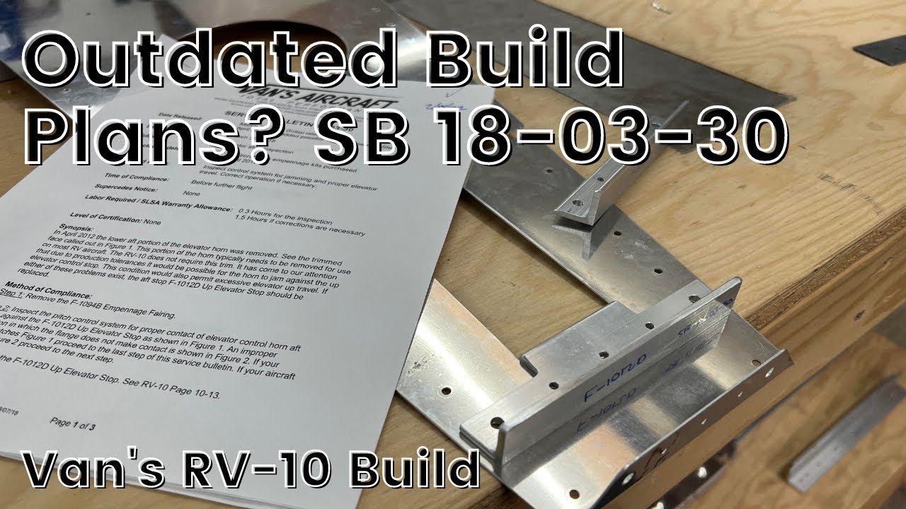 Outdated Plans? Service Bulletin 18-03-30 - YouTube