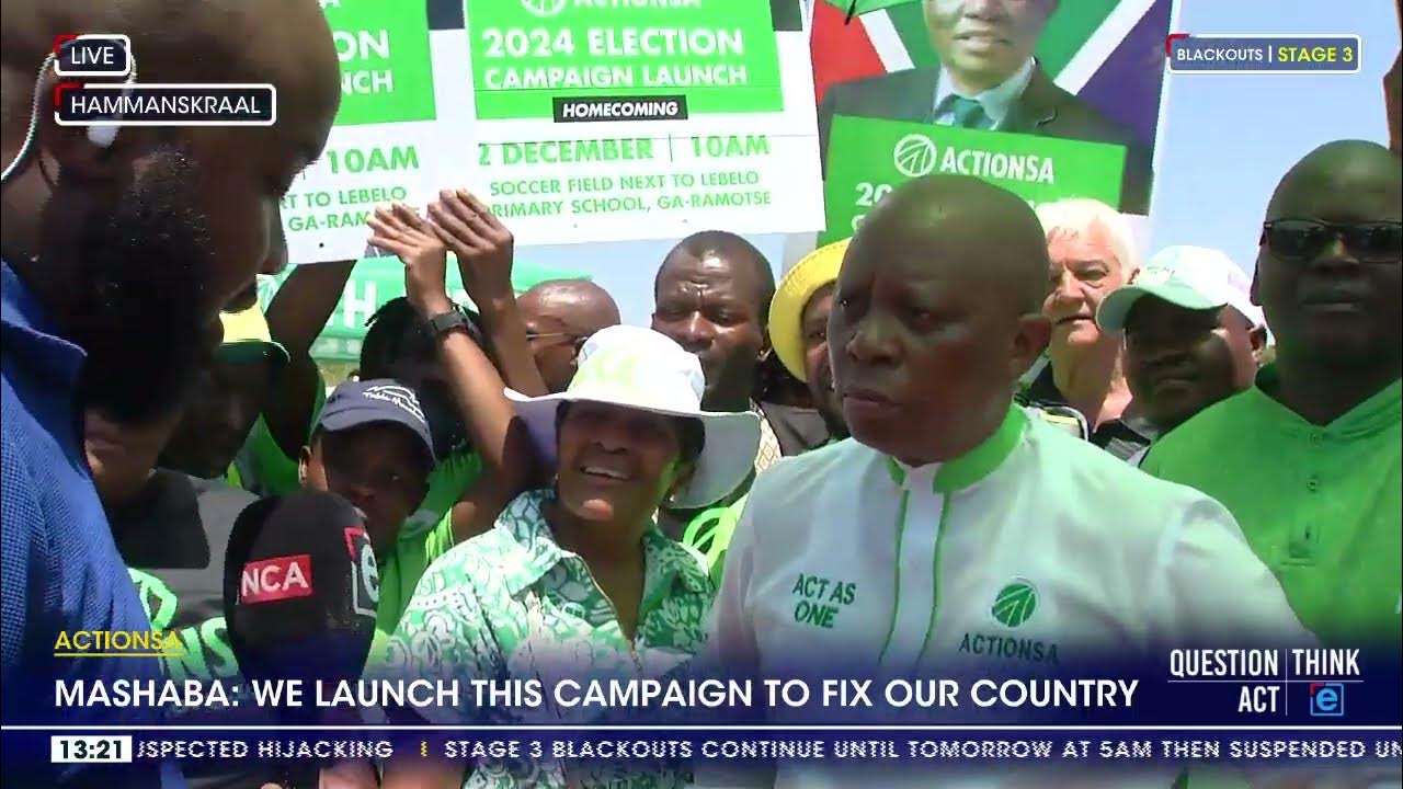 ActionSA | First time participation in general elections - YouTube