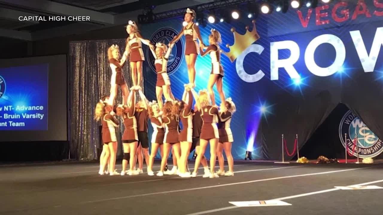 Capital High Cheer wins first in Vegas - YouTube