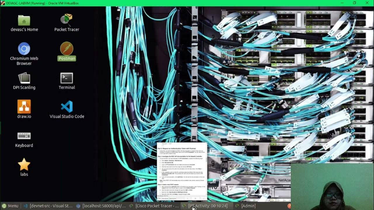 Paket Tracer 8.8.3 Implement REST APIs with an SDN Controller - YouTube