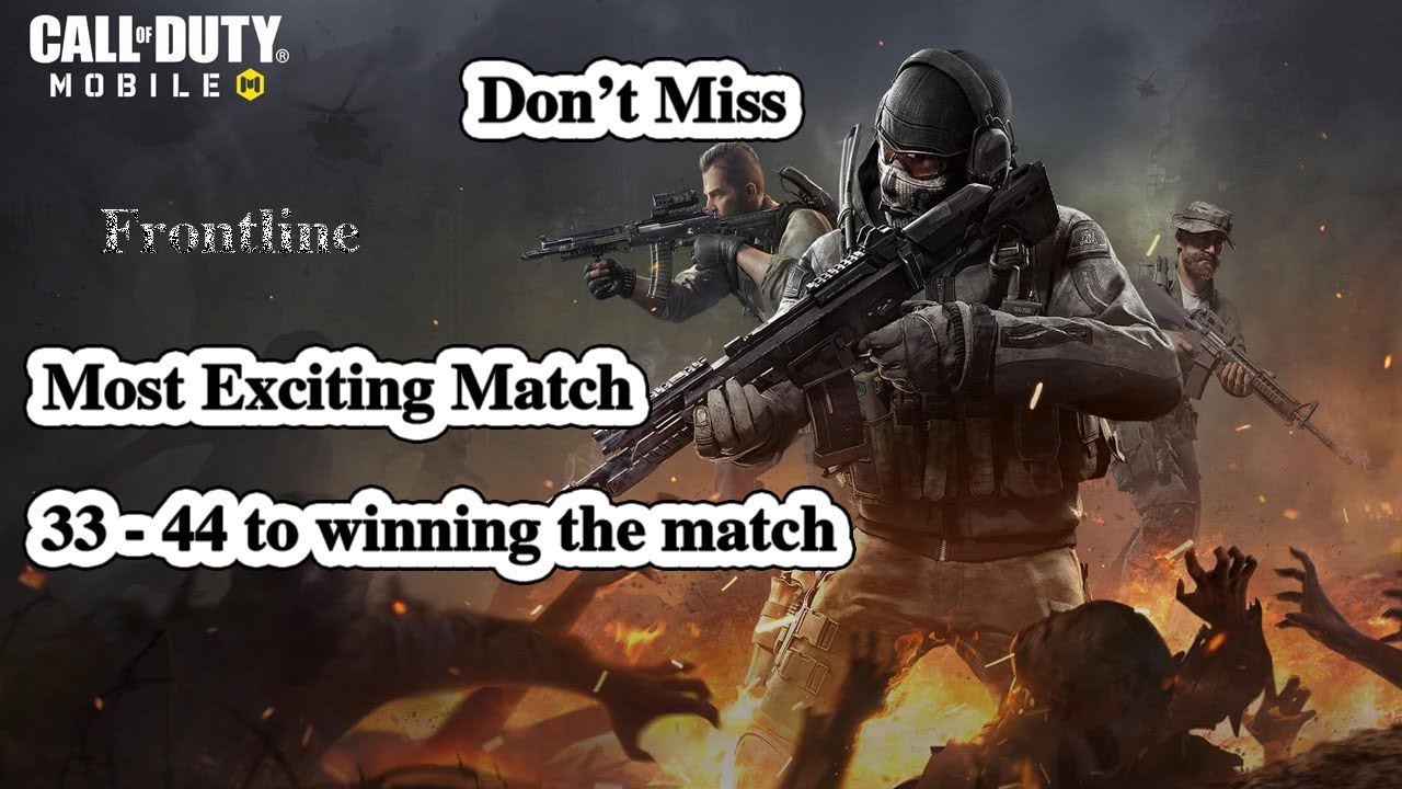 Call of Duty Mobile Most exciting match gameplay | COD Mobile| - YouTube
