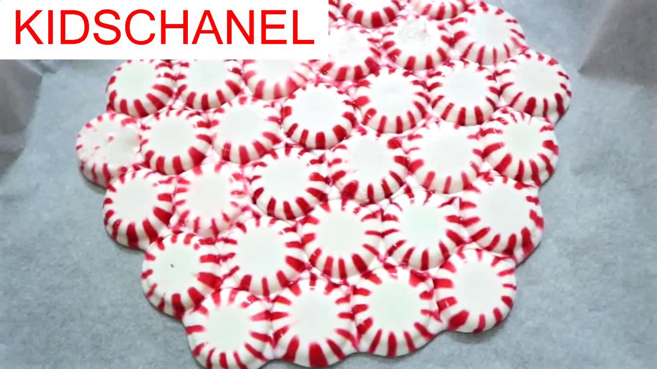 Kidschanel- DIY Peppermint Candy Plate without Oven | DIY Christmas ...