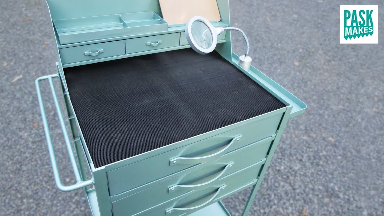 We Wish We Had the Skills to Build This Steel Mechanic's Cart