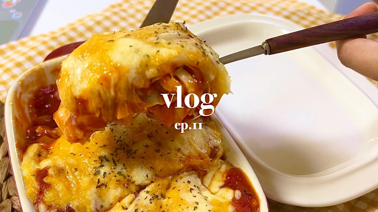 Vlog 갑자기 건강 챙기는 일상 요리 브이로그🥗 쌈두부로 라자냐 월남쌈 만들어 먹고 건강한 샐러드 만들기 클린데이에도