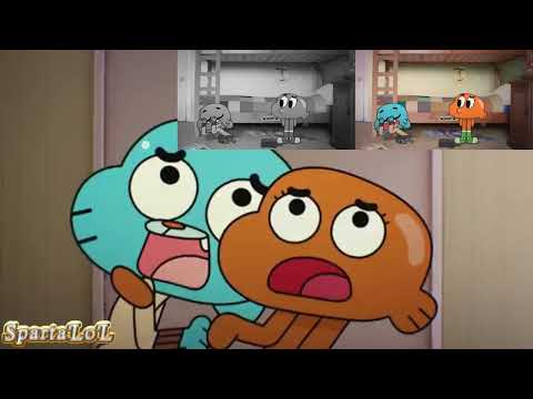 Gumball and Darwin have a sparta screaming remix - YouTube