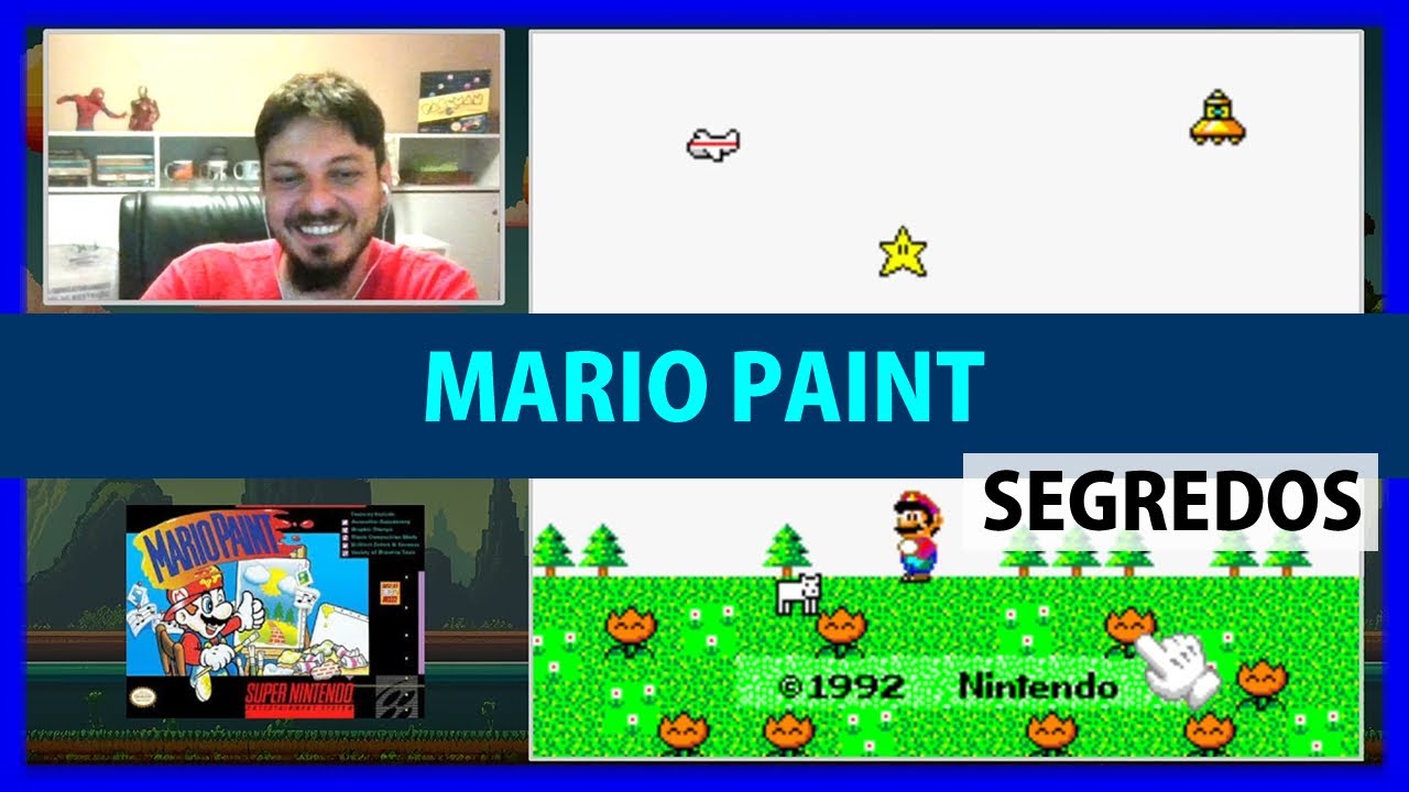TODOS OS SEGREDOS DO MARIO PAINT DO SUPER NINTENDO - YouTube