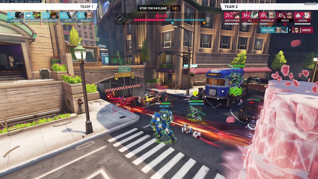 CLOSE FIGHT! Overwatch 2 - QP - YouTube