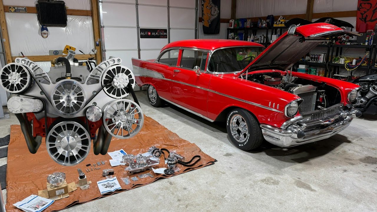 Major Upgrade to the 57 Chevy Belair with CVF Racing Reaper SBC ...