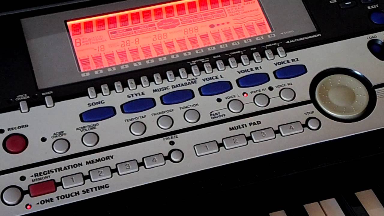 Yamaha PSR-550 Song Demonstrations - YouTube