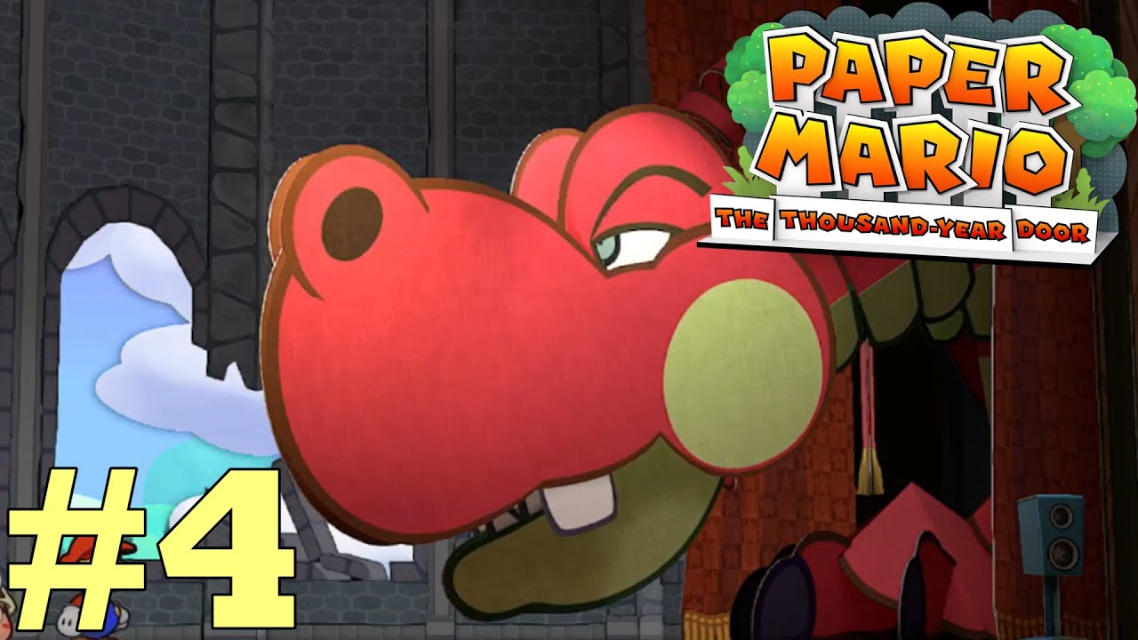 (Defeating Hooktail!) Paper Mario: The Thousand-Year Door #4 - YouTube