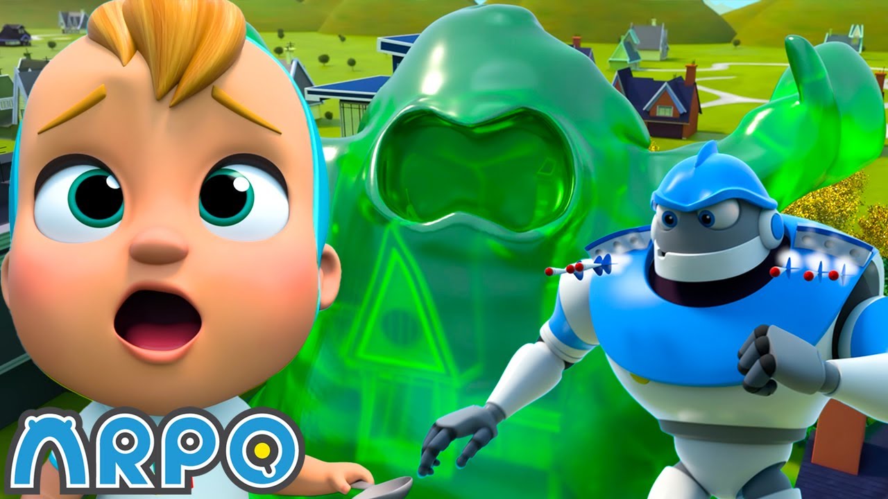 GIANT Baby Vs Limezilla! | ARPO The Robot | NEW VIDEO | Funny Cartoons ...