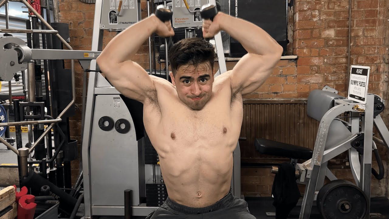 Natural Lean Bulk Day 42 - Push (2) and Abs - YouTube