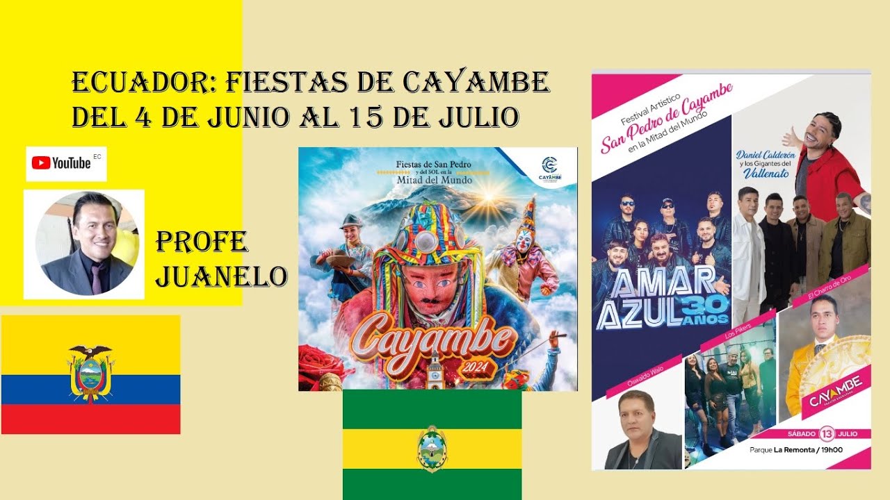 FIESTAS DE CAYAMBE 2024 - YouTube