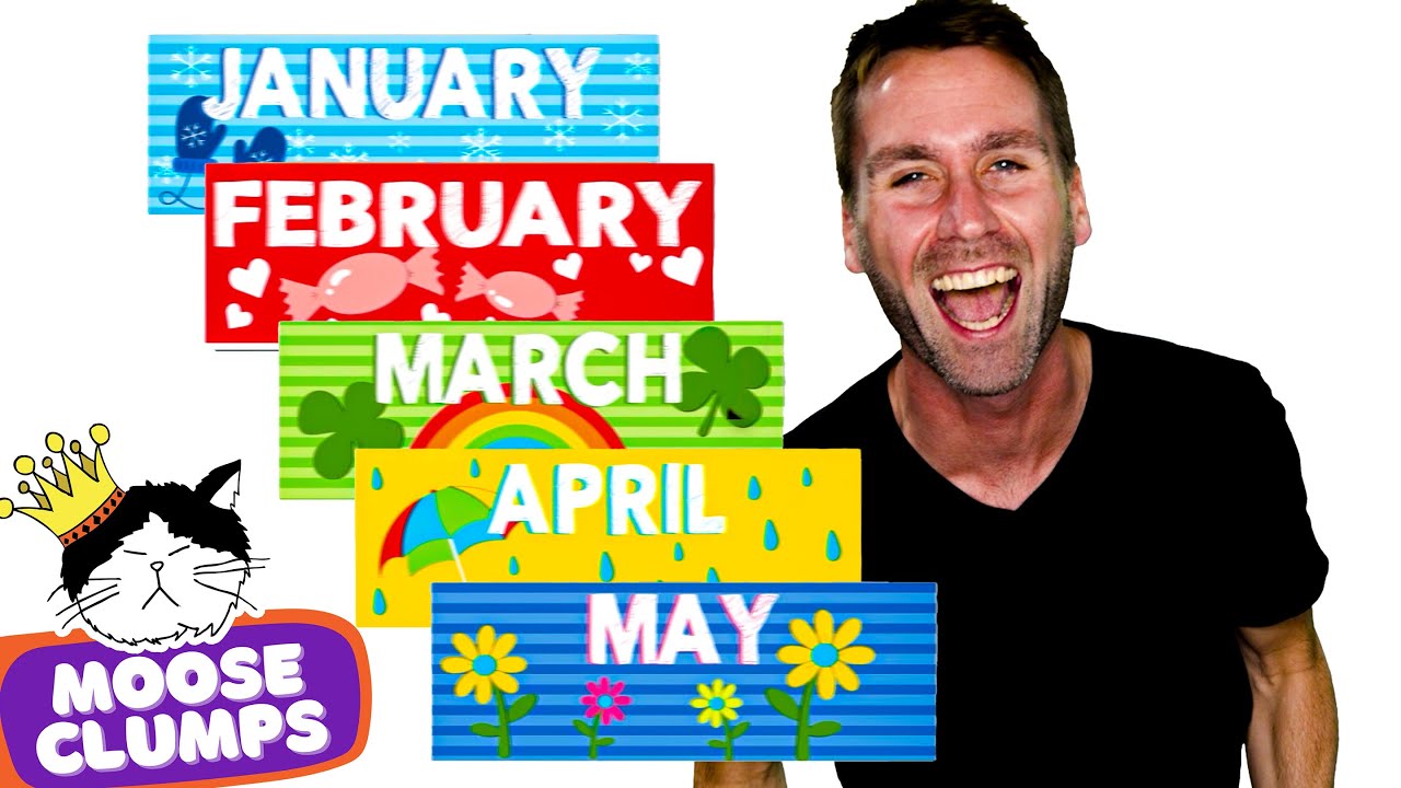 Months of the Year 📅 | Mooseclumps | Sing Along With Me! | Kids Songs ...