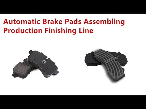Brake Pads Assembling Production Line Combined Grinding Machine - YouTube