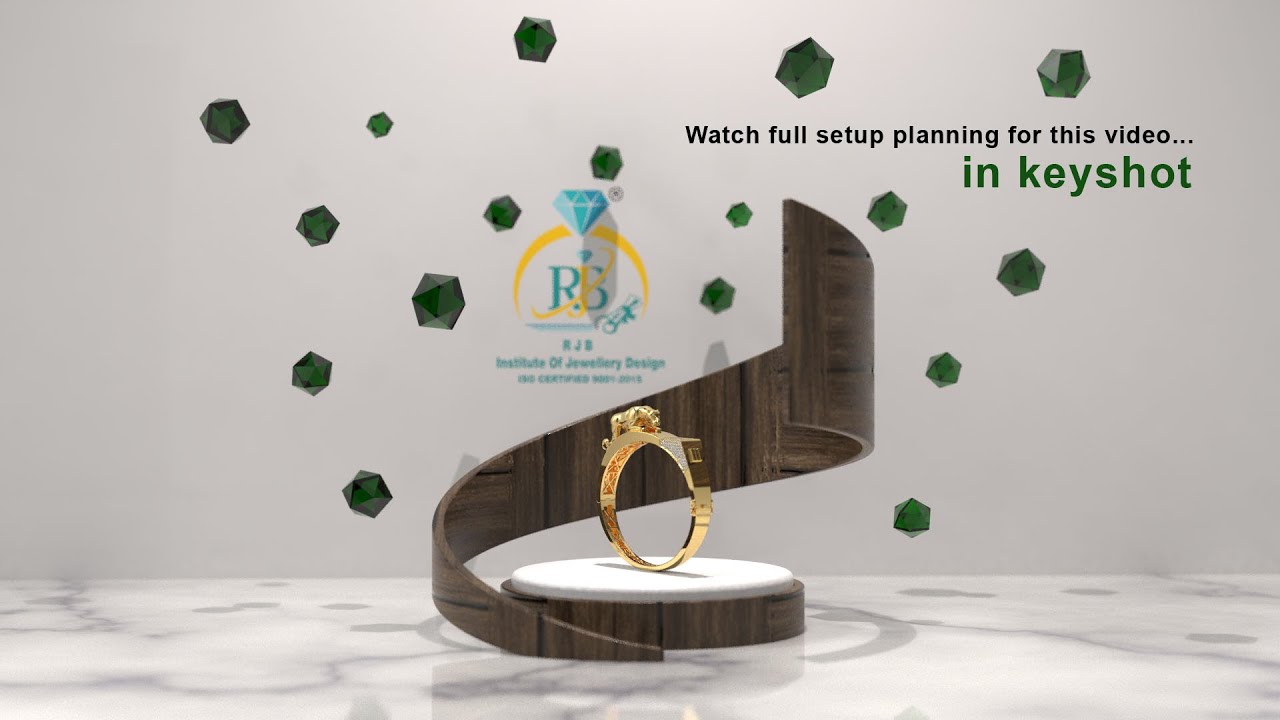 jewellery rendering in keyshot - YouTube