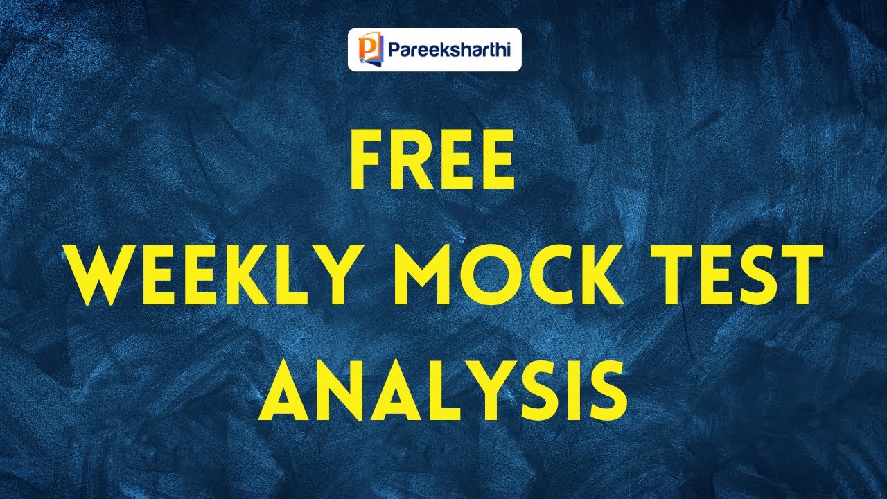 Free Weekly Mock Test Analysis | @ThePieRSquare - YouTube
