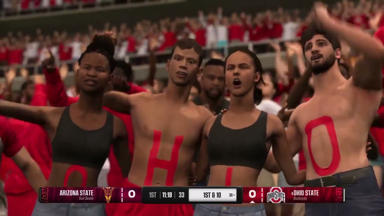 Arizona State VS Ohio State 2025 Cotton Bowl NCAA Playoffs Game 9, 3rd ...