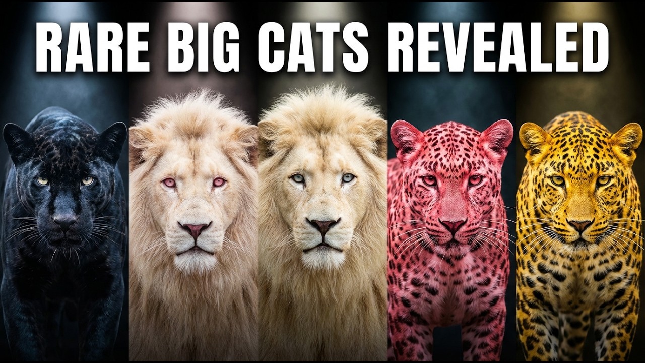 Every Color Mutation in Big Cats Explained (Black Panthers to Pink ...